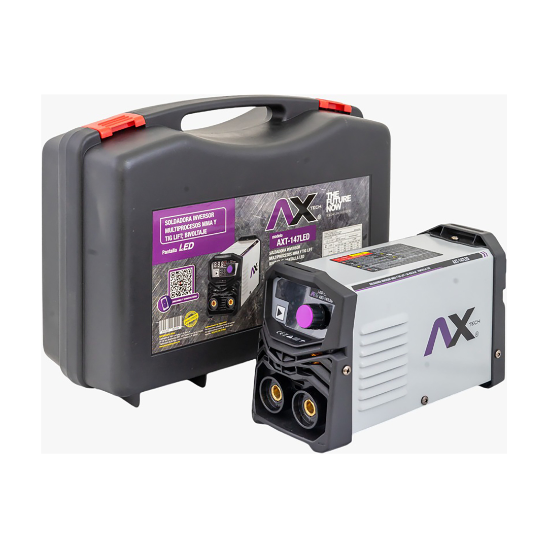 SOLDADORA INVERSOR MMA/TIG LIFT 140A, BI VOLTAJE AXT-147LED | Tienda AX ...